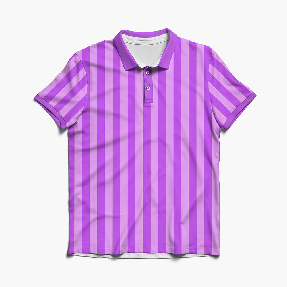 Jinx Stripe Arcane Emblem Polo Shirt - Anime Wise